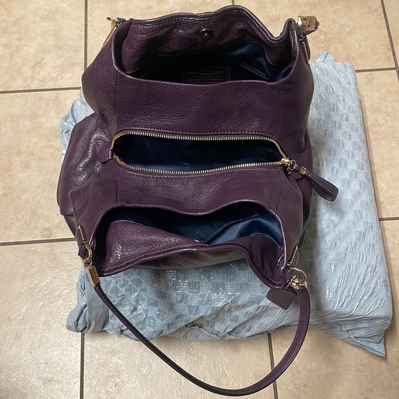 Coach | Bags | Ladys Leather Satchel Style Handbag Carried Perhaps Once ...